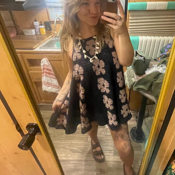 Astrid Flower Dress PDF Crochet Pattern - Etsy