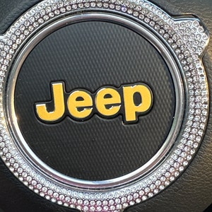 Holographic Crystal Jeep Emblem Sticker Decal, Wrangler JK, TJ, JL ...