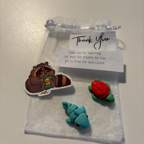 3D Printed Marine Animal Toy Bundle, Colorful Fidget and Sensory Aids ...