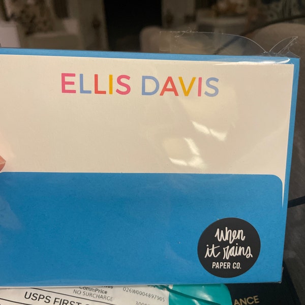 Personalized Stationary for Girls Kids Personalized Stationery Set ...