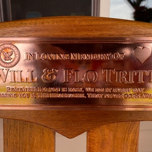 Copper Door Sign Home or Office Door Sign House Room - Etsy