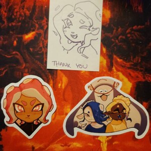 Splatoon Stickers Squid Sisters, off the Hook, Agents 3 and 8 - Etsy