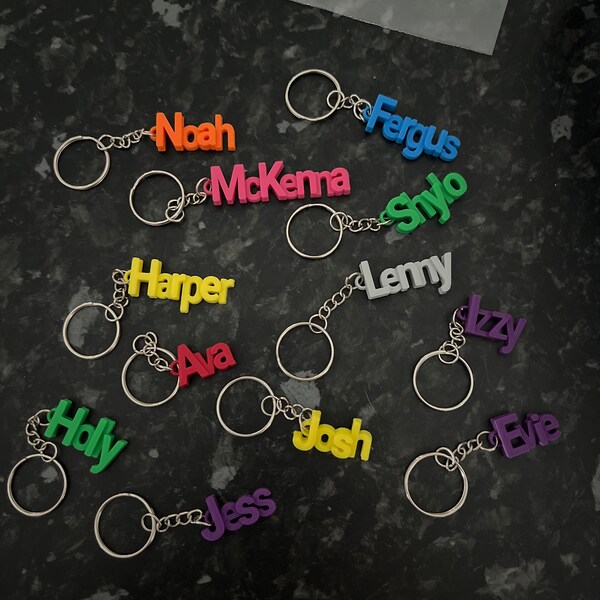 Personalised Jersey Key Ring - 3D Printed - Etsy