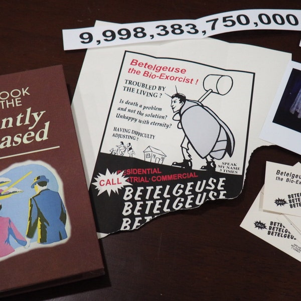 BLANK BOOK Journal - Handbook for the Recently Deceased - / Movie Prop ...