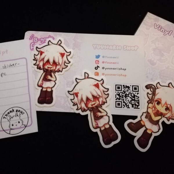 Touhou 8 Imperishable Night Fumo Vinyl Stickers / Fumo Stickers ...