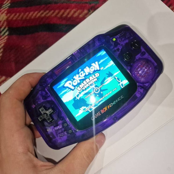 Boxy Pixel Unhinged Red Aluminium Nintendo Gameboy Advance SP GBA ...