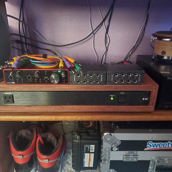 1U Desktop Studio Equipment Rack Quick Turnaround Free Customization - Etsy