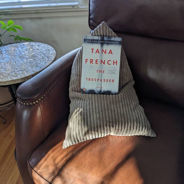 Corduroy Pyramid Pillow: Tablet & Book Stand, Sofa Cushion - Etsy