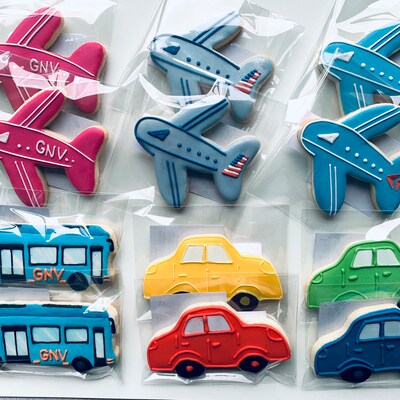 Aviation, Airplane Sugar Cookies, Pilot Gift, Baby Shower, Airplane ...