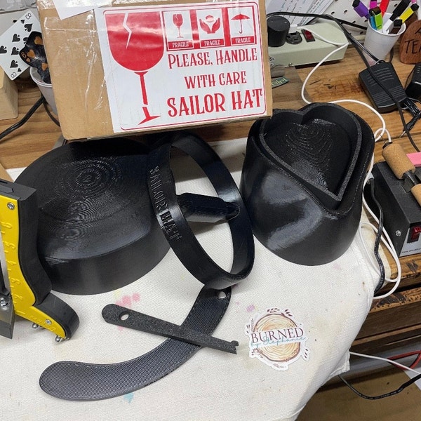 Millinery Starter Set: Brim Cutter, Hat Block & Shaping Tools | Heat ...