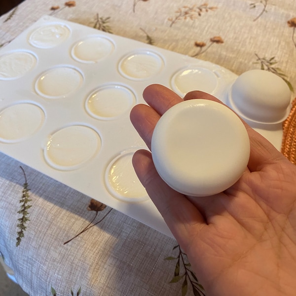 8 Cavities Square Rounded Edge Silicone Soap Mold Square Soap Mold ...