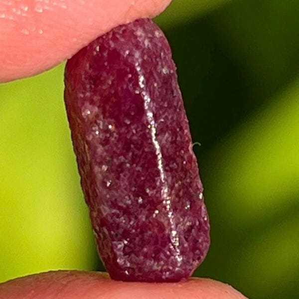 Natural Sheen Ruby Step Cut Fancy Shape Sapphire Gemstone Faceted Slice ...