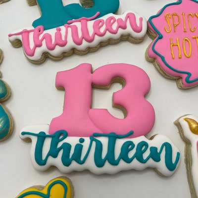 13/thirteen Cookie Cutter - Etsy
