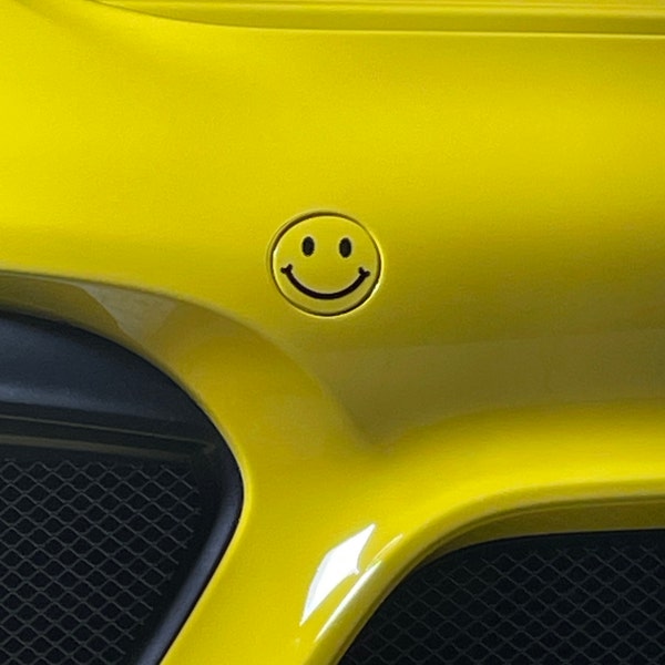 Smiley Face Decal, Car Decal, Tumbler Decal, Smiley Face Sticker, Happy ...