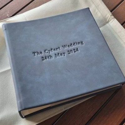 Personalized Wedding Album, Ring Binder Photo Album, Slip in Album for ...