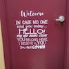 Classroom Door Decal Decor Positive Affirmations in Case No One Told ...