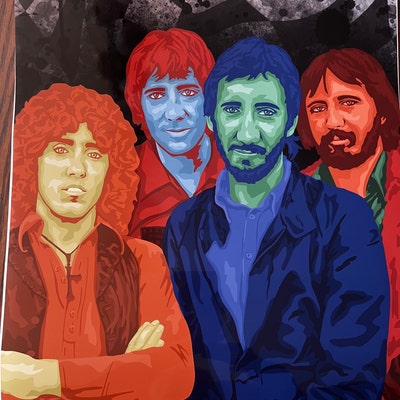 Led Zeppelin Pop Art Print - Etsy