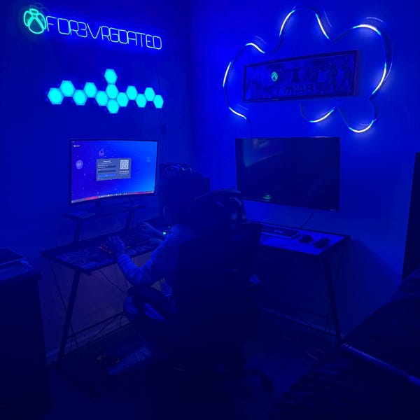 Gamer Neon Sign Custom, Game Room Decor, Personalized Gamer Tag Sign ...