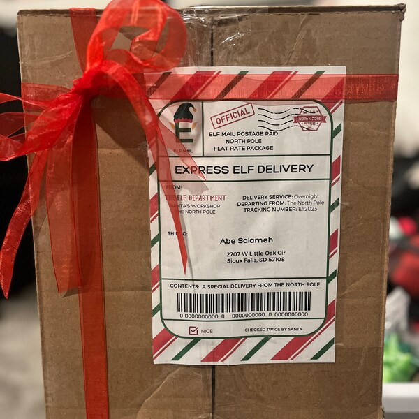 Editable Elf Name Change Certificate | Elf Name Generator | Printable ...