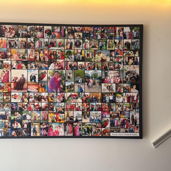 Photo Collage Digital File for Printing - X50 Pics - Custom Designed ...