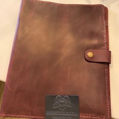 Leather Portfolio, Notepad Holder, Notebook Covers, Leather Notebook ...
