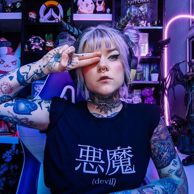 Monster Horns for Headphones, Headset & Cosplay Props. Twitch Streamer ...