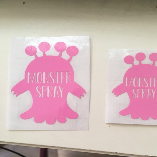 Monster Spray Label, Essential Oil Labels, No More Monsters Label, 2 Oz ...