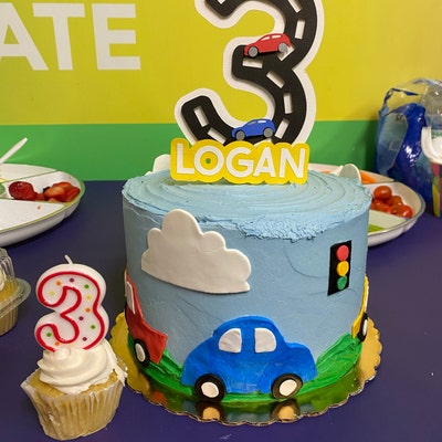 Glitter Zodiac Sign Pisces Symbol Cake Topper Birthday Party Cake ...