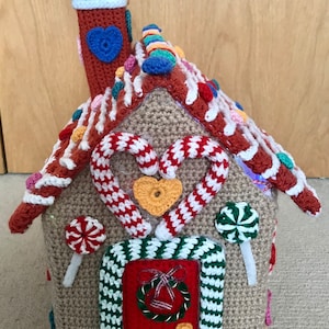 Gingerbread House Crochet Pattern - Etsy
