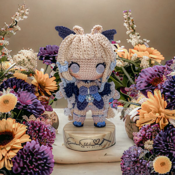 Crochet PDF Pattern: "kokomi" Chibi Amigurumi - Etsy