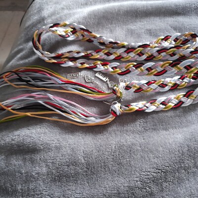 Threefold Handfasting Triple Cord Set Ivory & Pink Three - Etsy