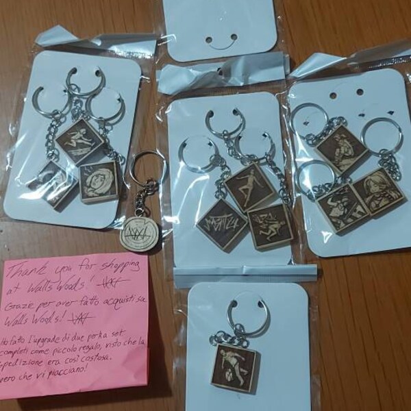 Monster Hunter Icons & Village Keychains - Handcrafted Wooden Set - Etsy