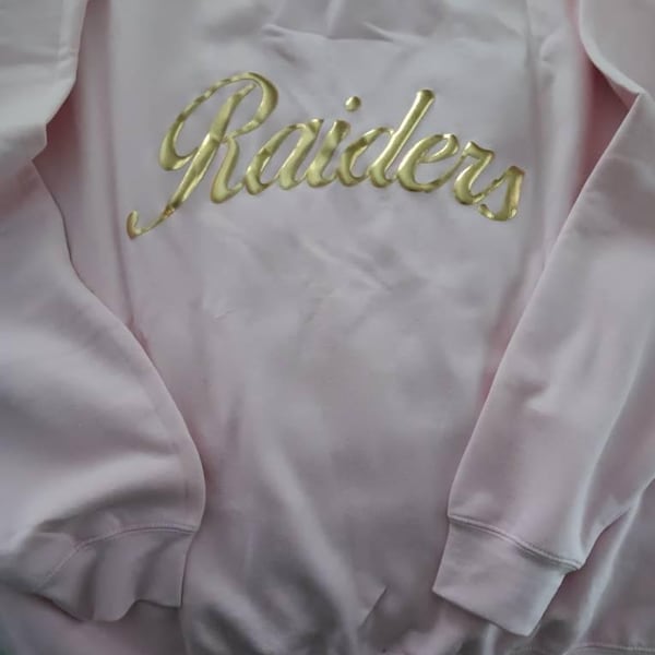 Print Team Name Sweatshirt, Custom Puff, Personalized School Sweater ...