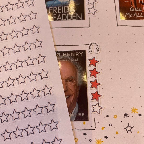 Star Ratings | Planner Stickers | Bujo Stickers - Etsy