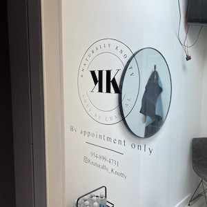 Custom Door Decal / Your Text and or Business Logo - Etsy