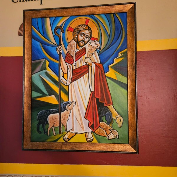 Jesus Christ, Icon, Painted Icon, Catholic, Christian,oil Painting ...