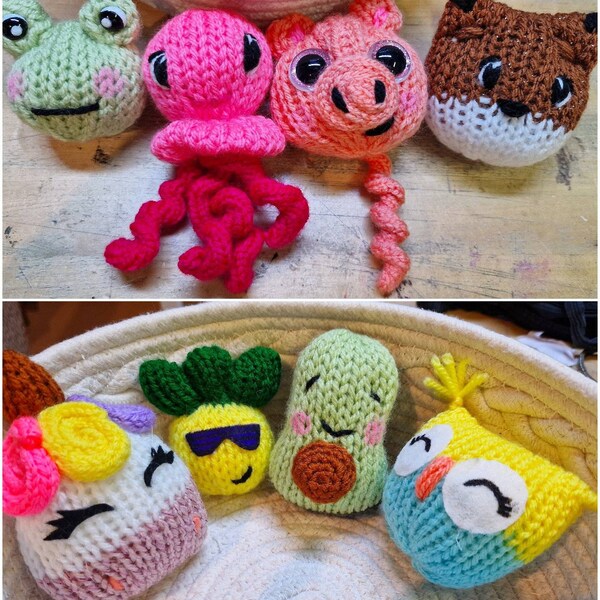 25 Keychain Patterns Bundle Knitting Machine Pattern PDF ONLY - Etsy