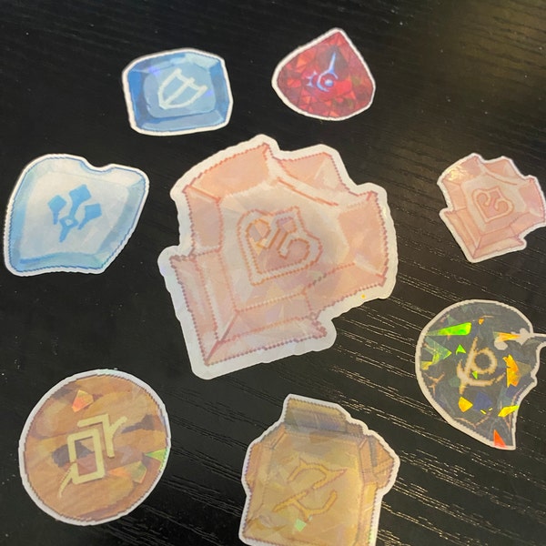 FFXIV Inspired Pixel Job Stone Sticker Viper - Etsy