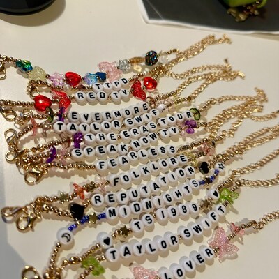 Taylor Swfit Friendship Bracelet 14K Gold Plated Bracelet for Swifty ...