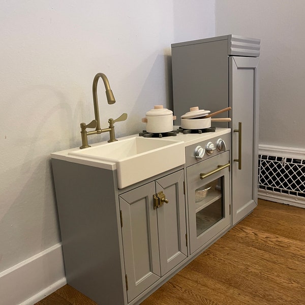 Wooden Tea Set Kitchen Set Wooden Dishes Play Kitchen - Etsy