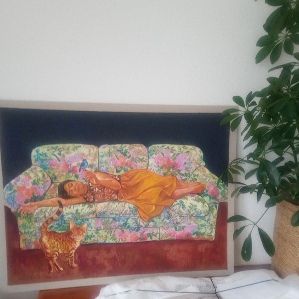 Original Oil Painting on Canvas Made to Order, Surrealism Painting, Landscape Painting Made to ...