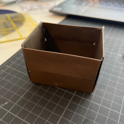 Foldable Box SVG Template for Small Items Printable Cardstock Gift Box ...