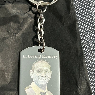 Personalized Memorial Keychain, Remembrance Keychain, in Memory ...