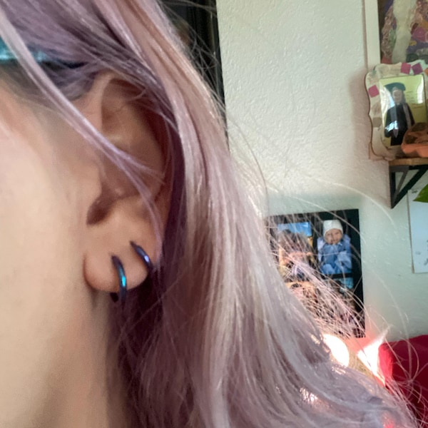 Implant Titanium Push in Threadless Nose Set ,L Bend Nose Stud ...