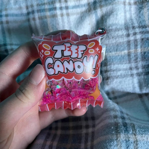 Puffy Teef Candy Keychain! - Etsy