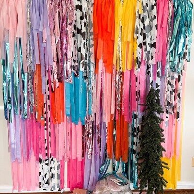 Customize Backdrop/colorful Party Backdrop/bright Rainbow/backdrop for ...