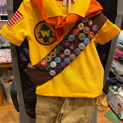 Scout Badges, Merit Badges Pins Russell up Costume Badges Pins Outdoor ...