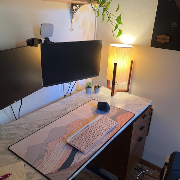 Neon Circuit Desk Mat, Cool Desk Mat, Desk Mat Aesthetic, Robotic Decor ...