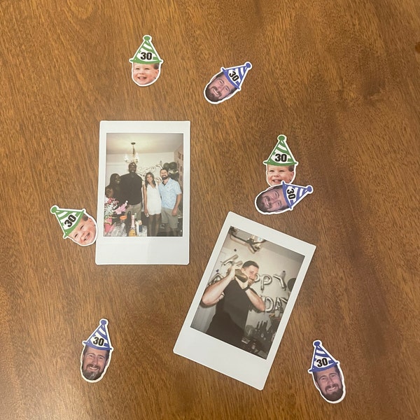 Personalized Face Confetti, Photo Confetti, Face Confetti, Custom Face ...