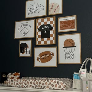 Brothers Cool Kids Club Gallery Wall Set of 3 Prints, Retro Smile Face ...